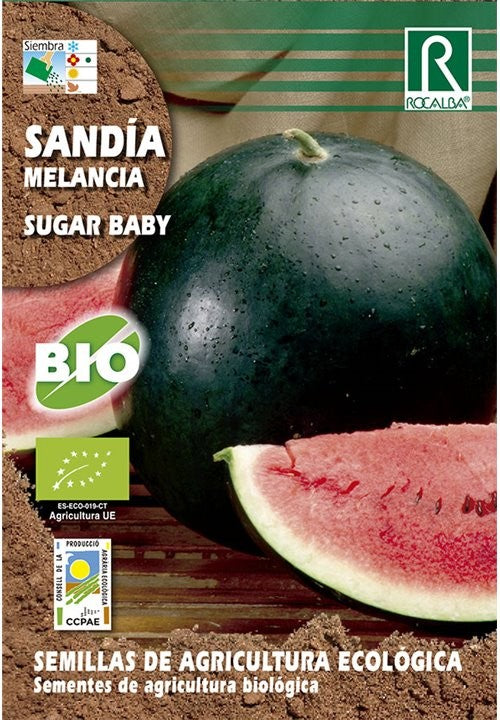 SANDÍA MELANCIA ECO SUGAR BABY - 2 GR ROCALBA – CultivoMiHuerto
